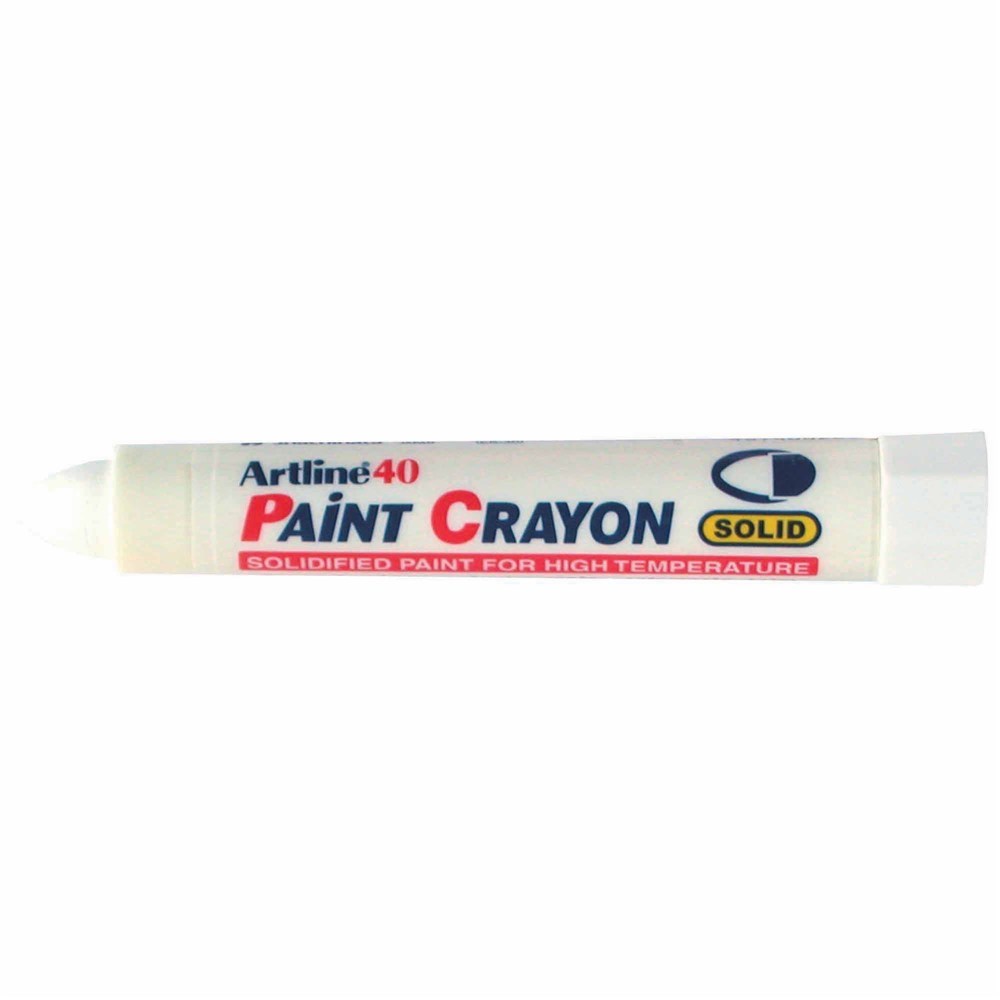 Markers & Highlighters - Artline 40 Permanent Paint Crayon Bullet White ...